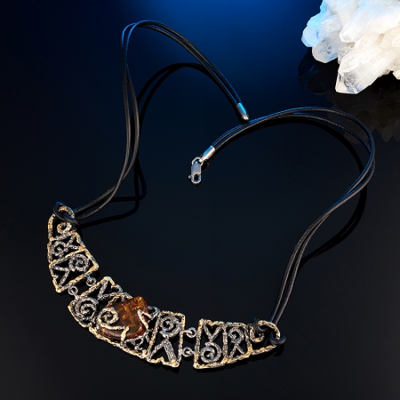 Купить бусы из янтаря(натурального, нешлифованного, королевского) по ...