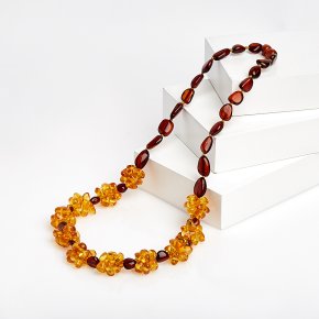 Купить бусы из янтаря(натурального, нешлифованного, королевского) по ...