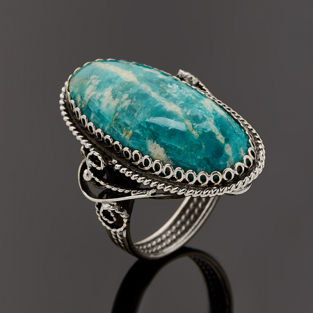 Купить кольца с амазонитом в интернет-магазине Минерал Маркет