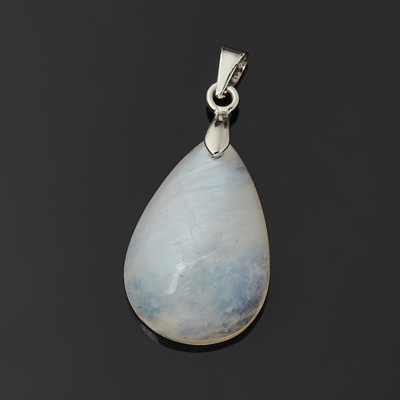 Купить Кулон лунный камень (адуляр) Индия (биж. сплав) капля 3,5 см ...