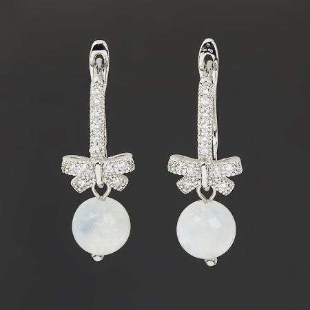 Купить серьги с лунным камнем - продажа по низкой цене в интернет ...